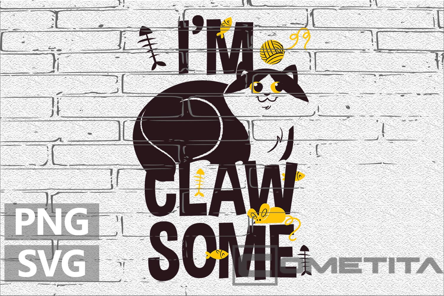 I'm Clawsome – Gráfico Vector Para Sublimados