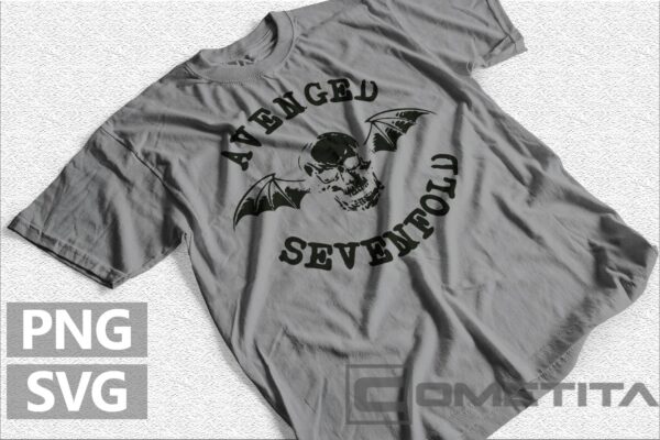 Vector de Logo Deathbat Avenged Sevenfold - Cometita — ¡Único & Épico!