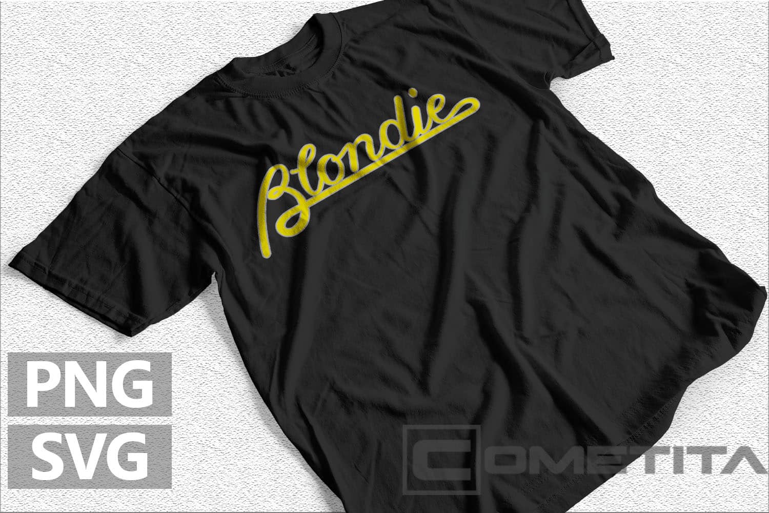Plantilla Vector de Logo de Blondie - Cometita — ¡Único & Épico!