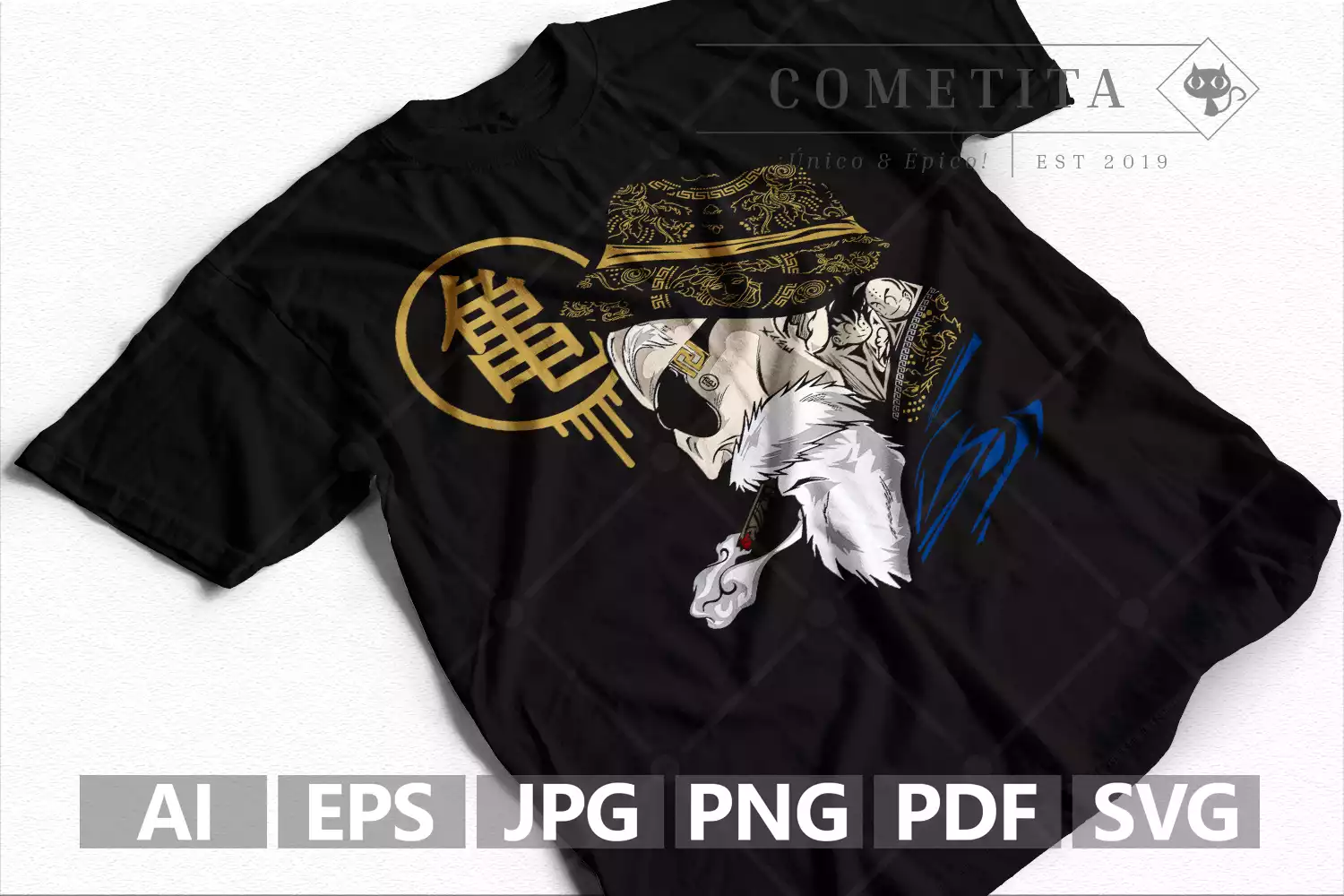 Maestro Roshi Plantilla Vector SVG - Cometita