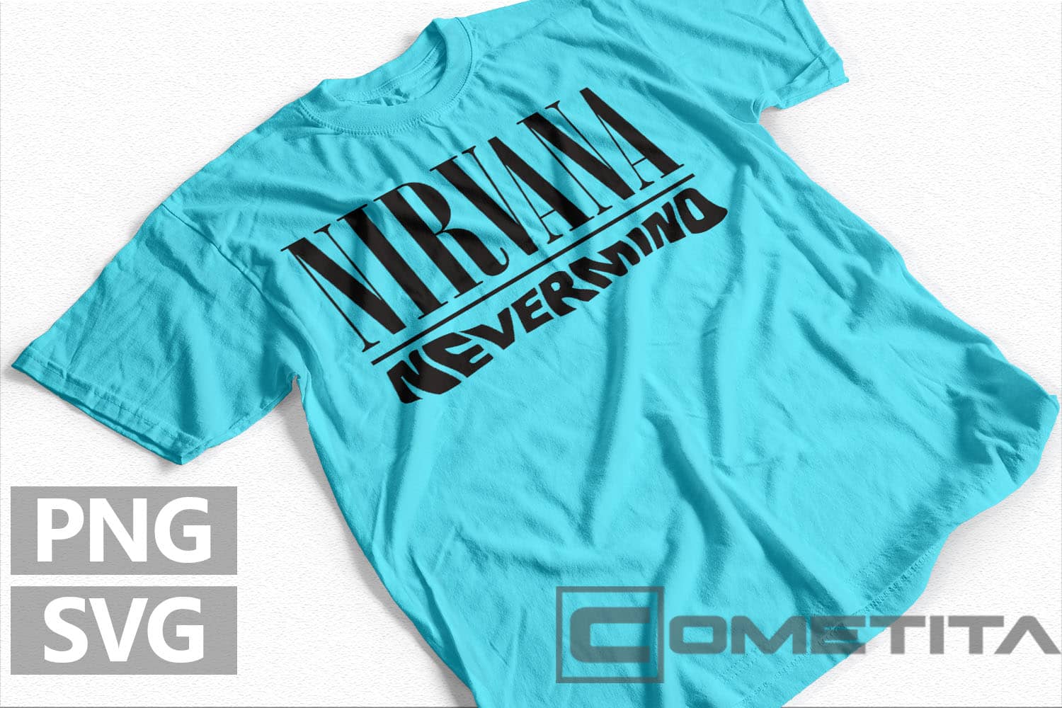 Plantilla Vector de Nirvana Nevermind - Cometita — Tienda de Vectores ...