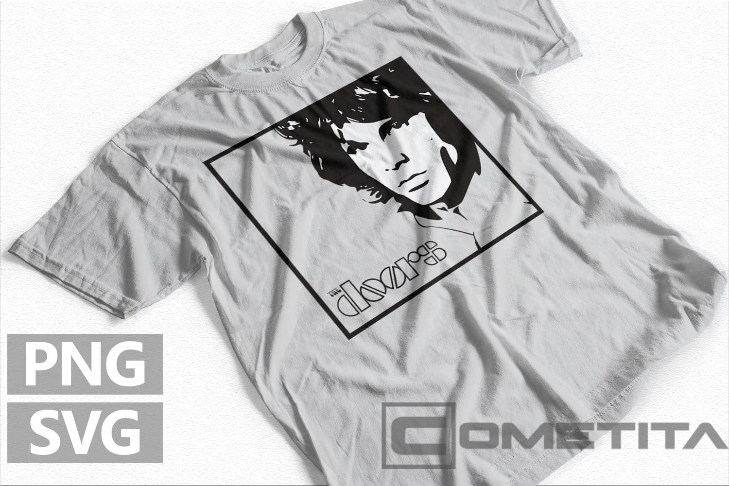 Plantilla Vector de Jim Morrison The Doors - Cometita — Tienda de ...