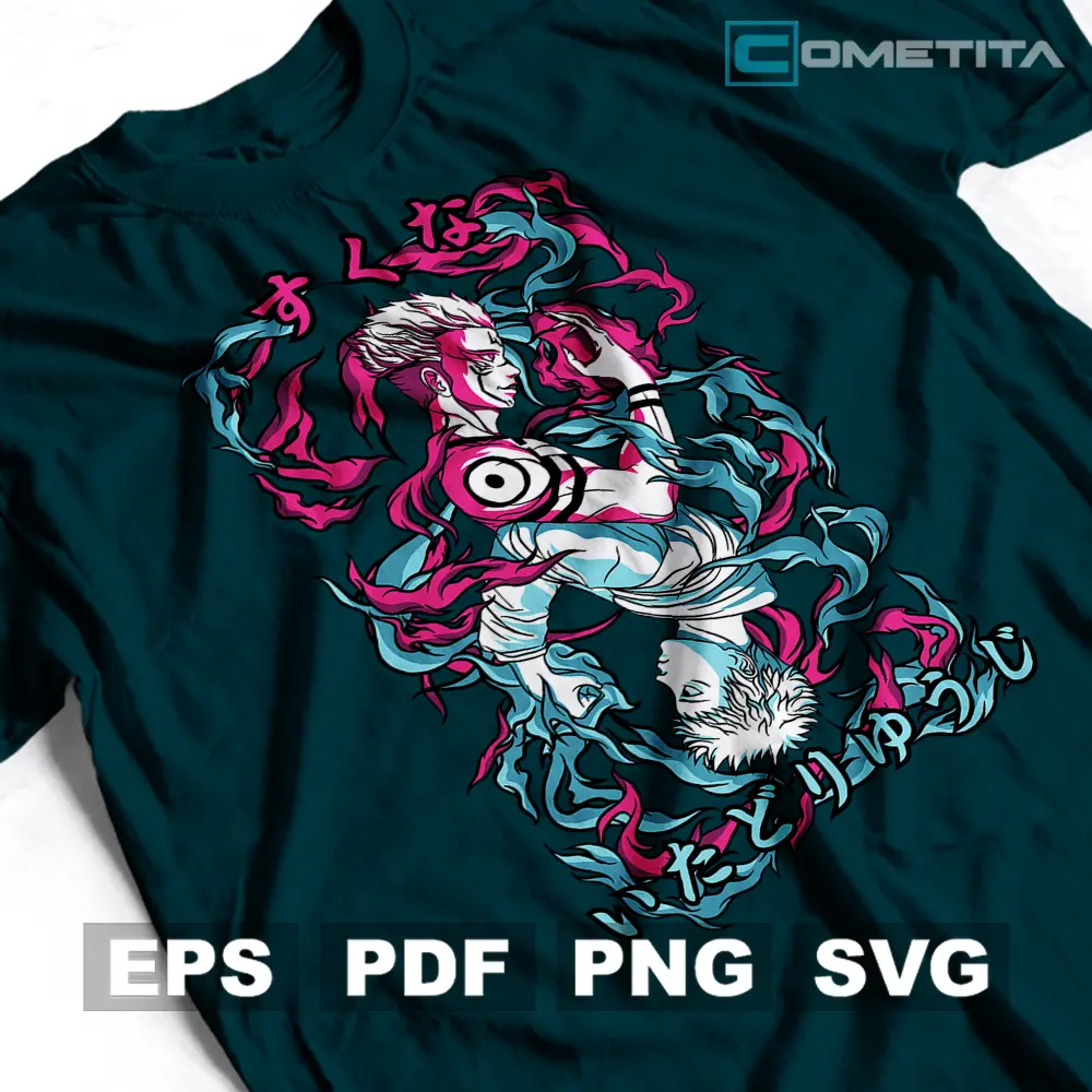 Vector Ryomen Sukuna de Jujutsu Kaisen (EPS, PDF, PNG & SVG)